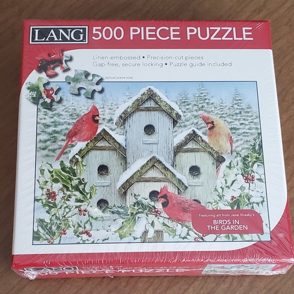LANG | Games | New Lang Birds In The Garden 50 Piece Puzzle | Poshmark